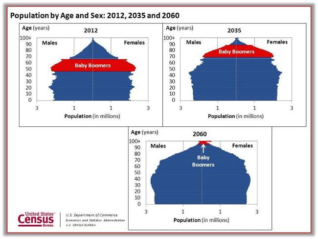 Demographics (Note Baby Boomer Population by years)