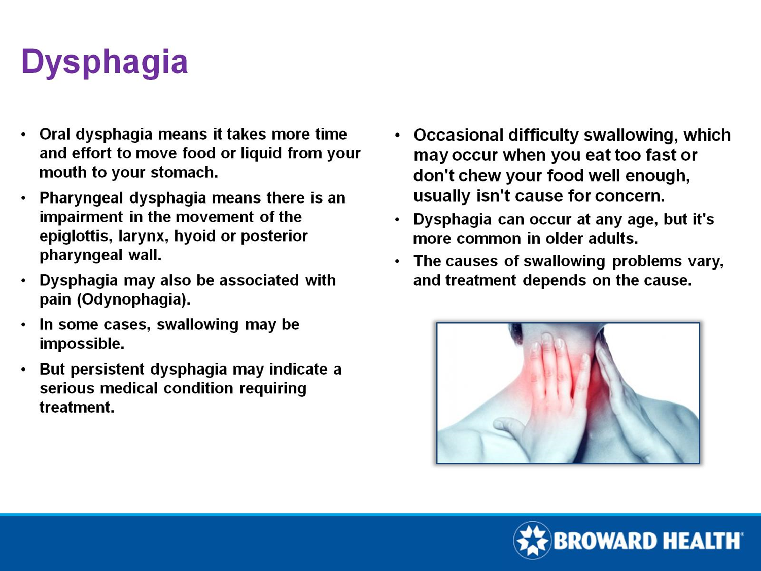 Dysphagia