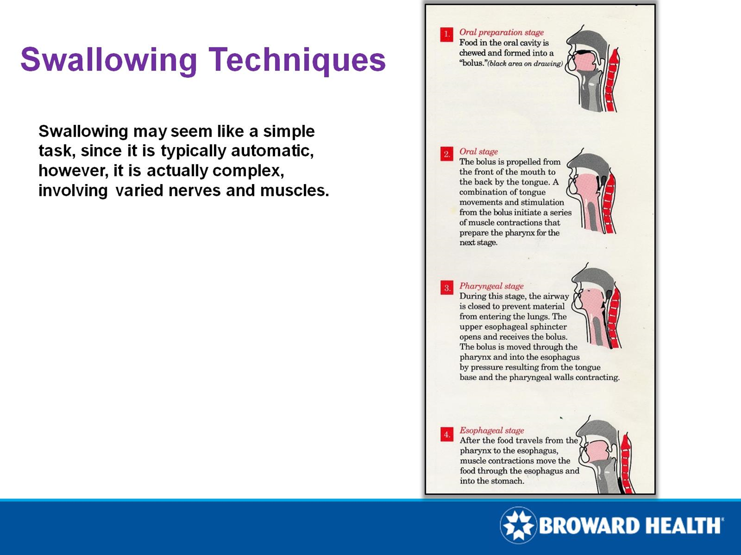 Swallowing Techniques