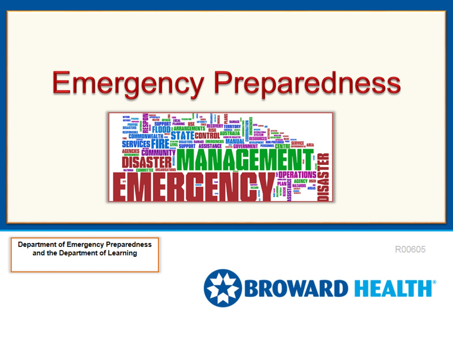 Emergency Preparedness
