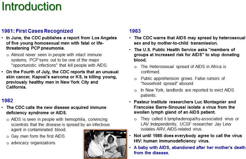 First Cases Recognized