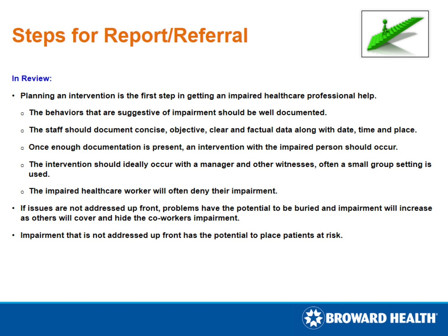 Steps for Report Referral 13
